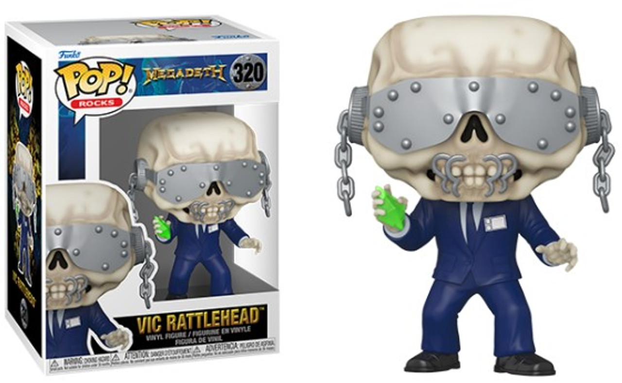 megadeth vic rattlehead funko pop - Metalshop מטאלשופ